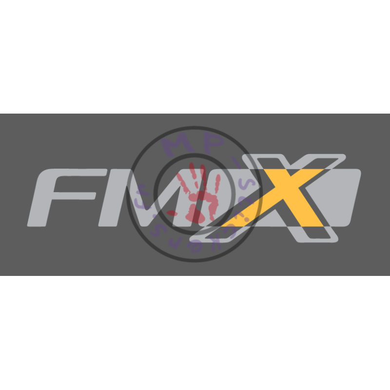 Sticker FMX en 2 couleurs